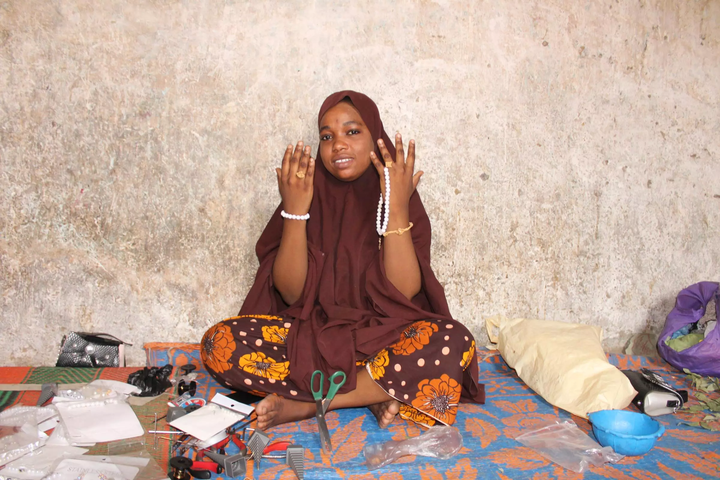 Finding the jewel within: Nusaiba’s story of creativity born out of adversity | Mercy Corps